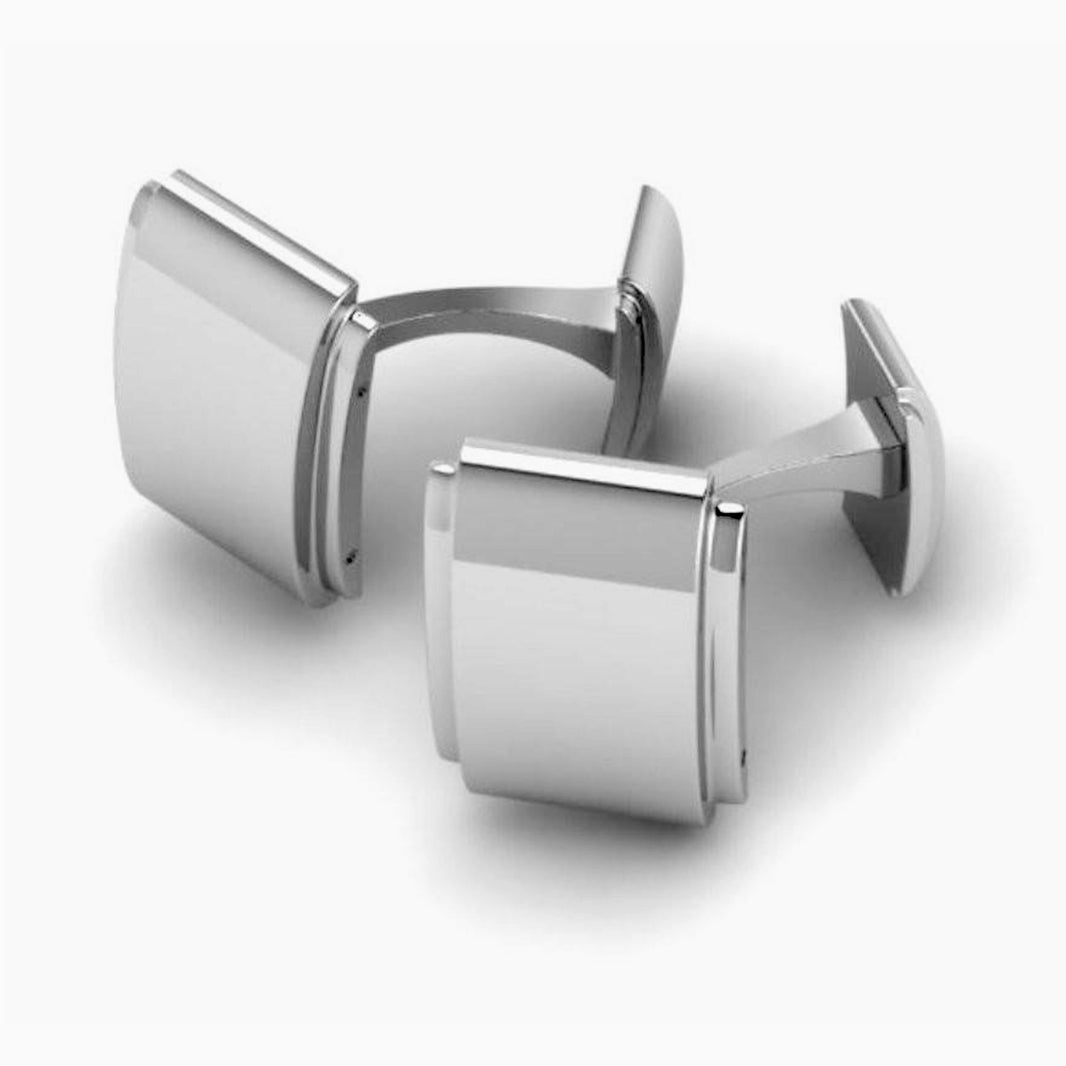 Silver Cufflinks | Silver Customized Cufflinks for Men | Krysaliis